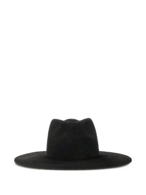 Ruslan Baginskiy Felt Fedora Hat - Black