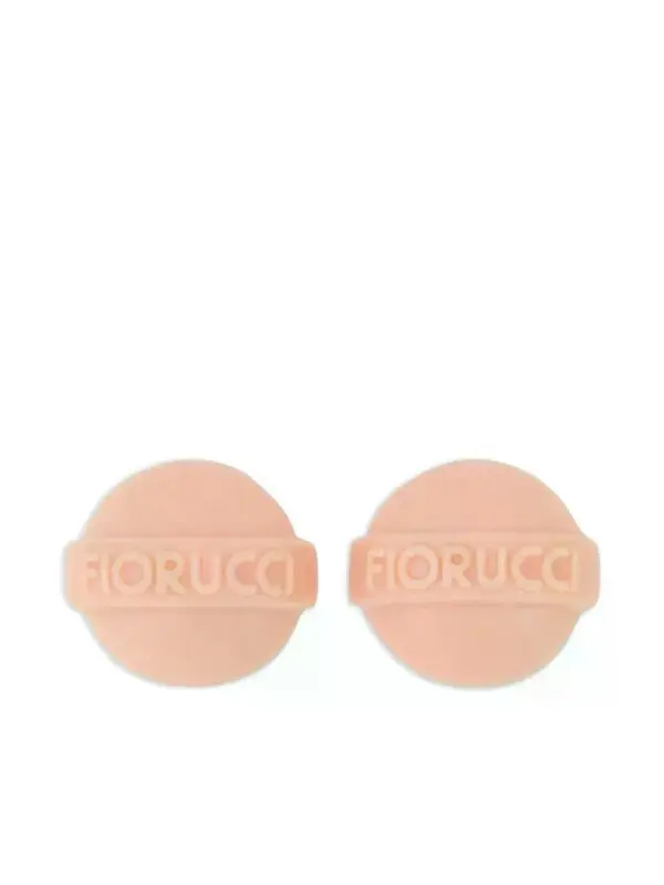 Fiorucci Logo Stud Earrings - Pink