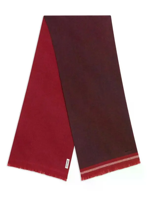 Bally Two-tone Ribbon Scarf