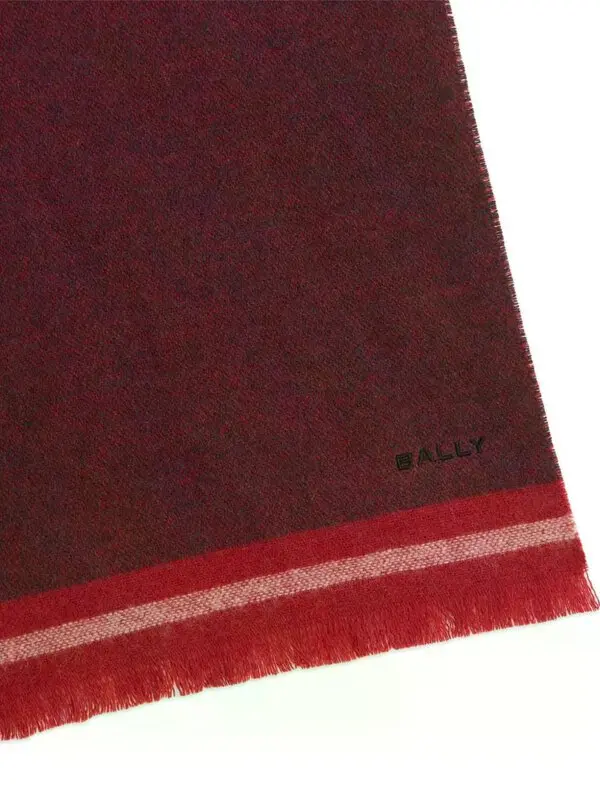 Bally Two-tone Ribbon Scarf