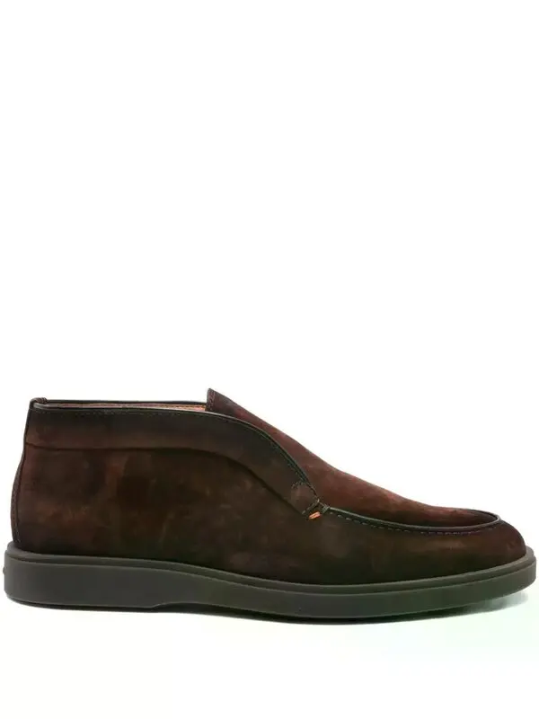 Santoni Suede Desert Boots - Brown