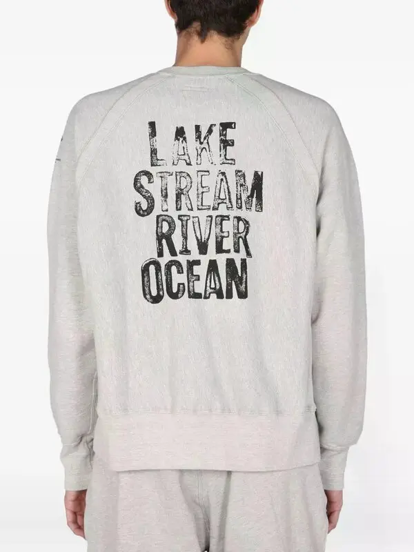 Engineered Garments Graphic Print Crewneck Sweatshirt