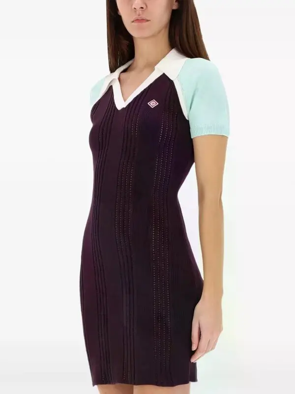Casablanca Polo Logo Dress