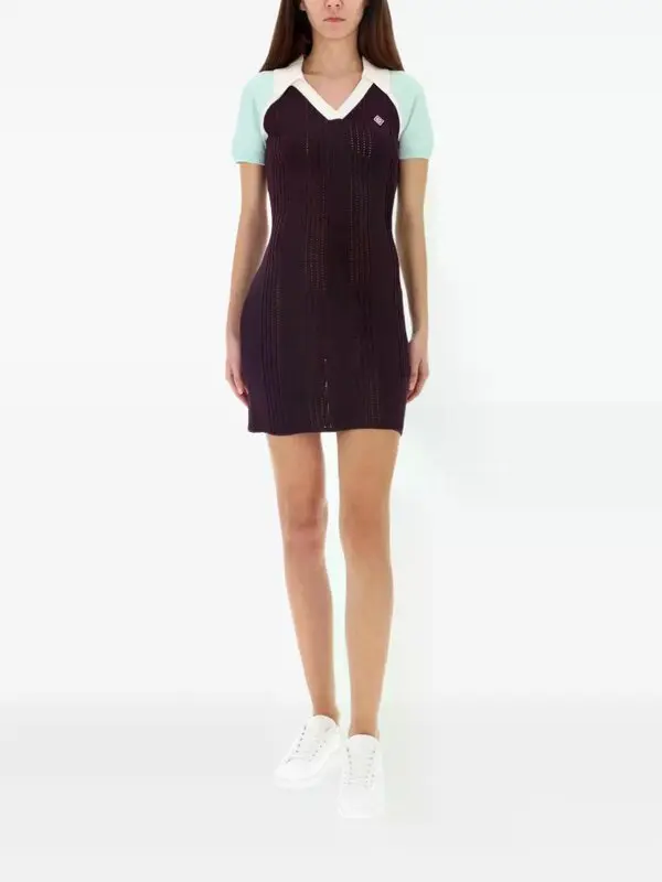 Casablanca Polo Logo Dress