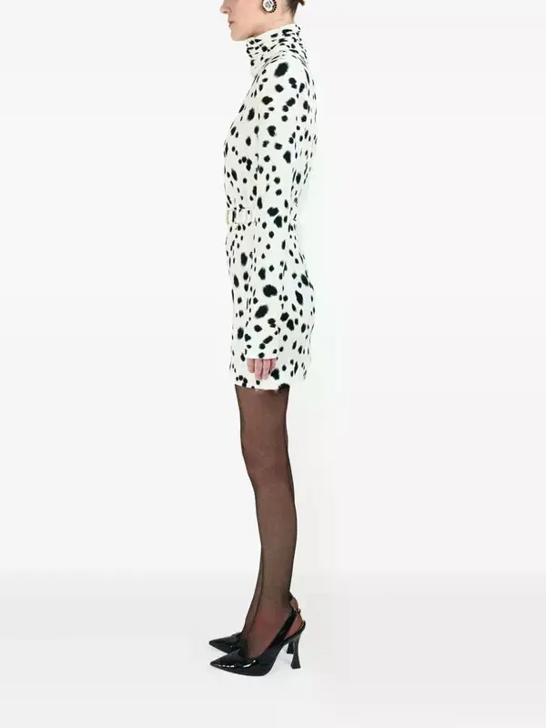 ROWEN ROSE Dalmatian Mini Dress