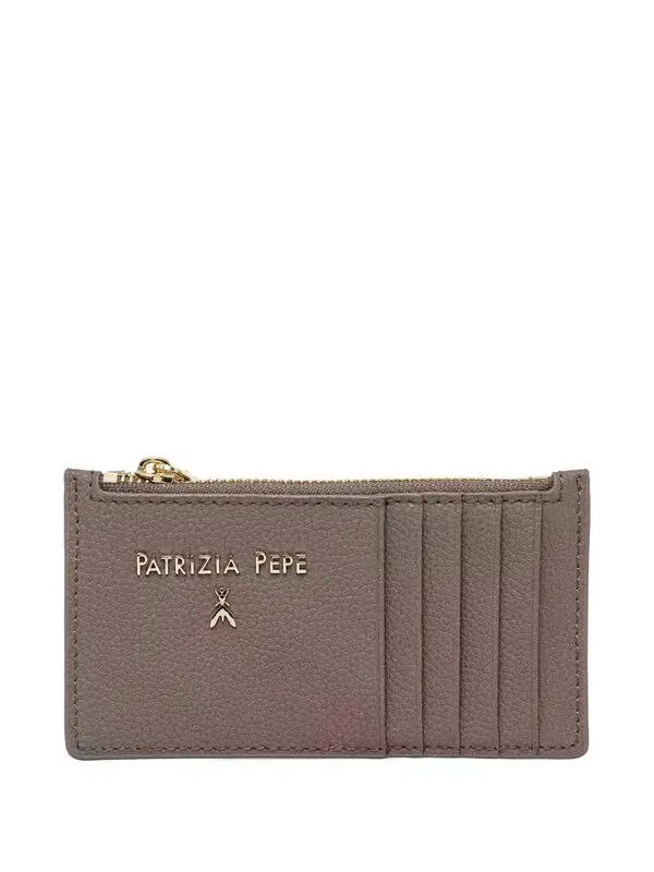 Patrizia Pepe Fly-plaque Cardholder - Grey