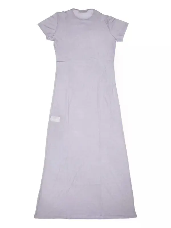 LA ROSE Crew-neck Midi Dress