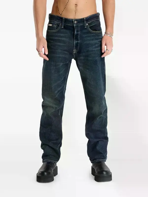 Calvin Klein Five-pocket Straight Leg Jeans