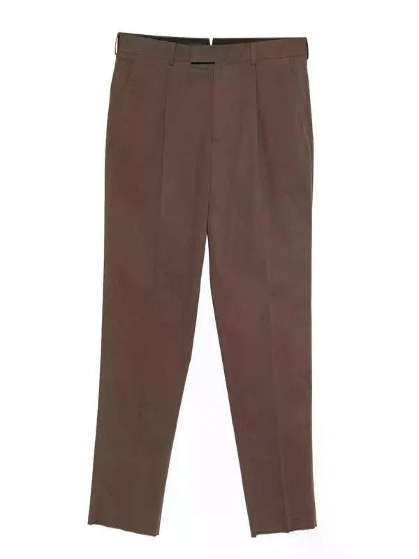 Zegna Pleated Trousers - Brown