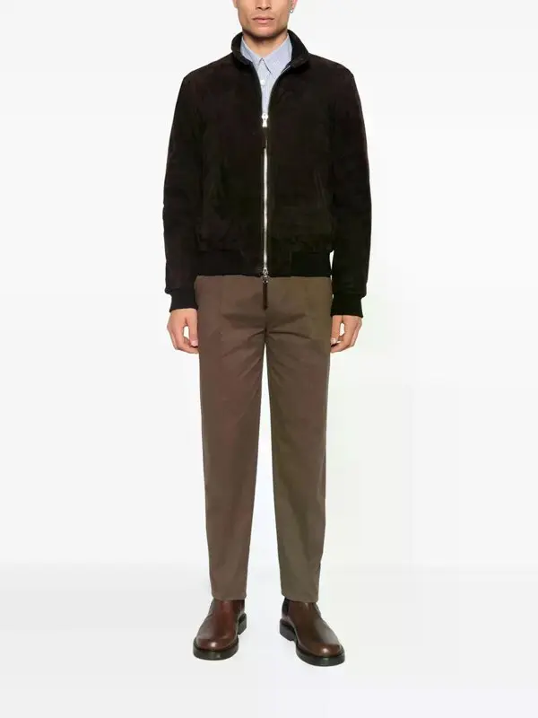 Zegna Pleated Trousers - Brown