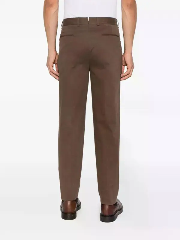 Zegna Pleated Trousers - Brown