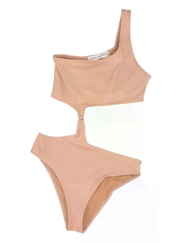 NICCOLO PASQUALETTI Fluido One-piece Swimsuit - Neutrals