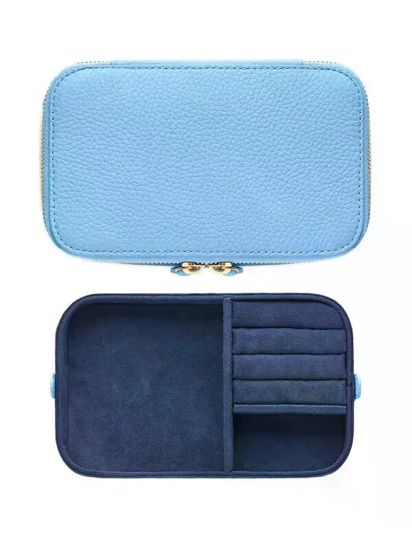 MAISON DE SABRE Leather Jewellery Case - Blue
