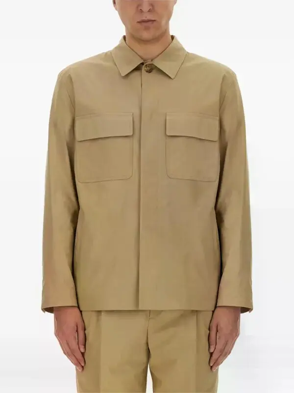 LARDINI Flap-pocket Shirt