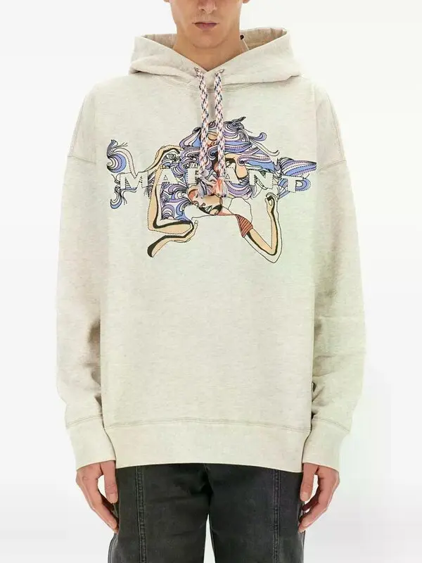 MARANT Graphic Print Hoodie