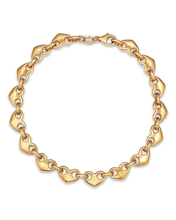 Bloomingdale'S 14k Yellow Heart Link Bracelet - Gold