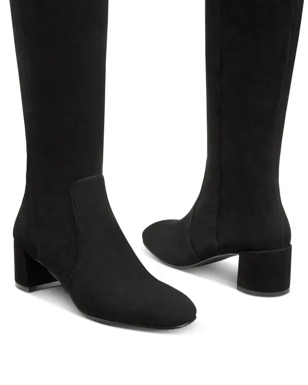STUART WEITZMAN Maeve Zip Boots - Black