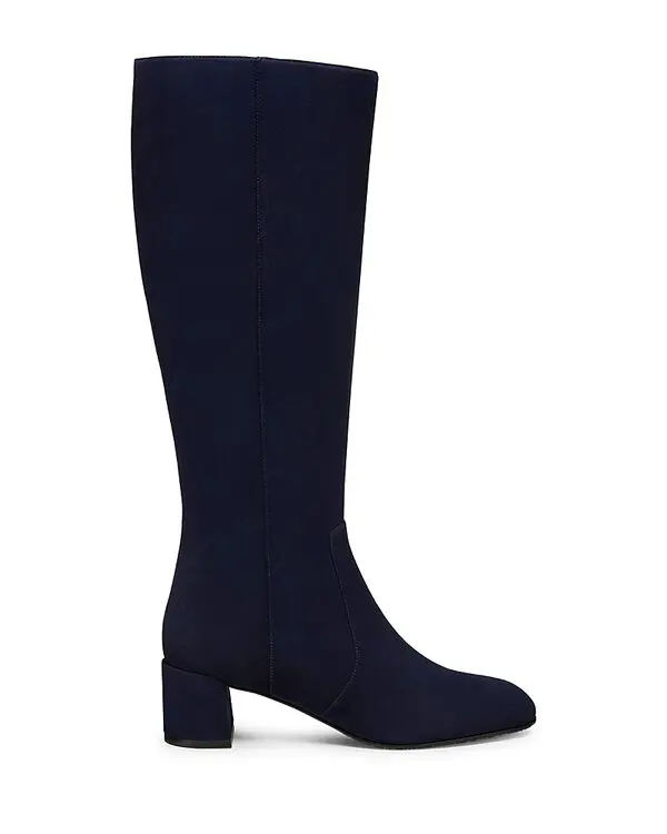 STUART WEITZMAN Maeve Zip Boots - Nice Blue