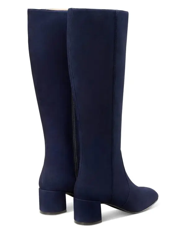 STUART WEITZMAN Maeve Zip Boots - Nice Blue