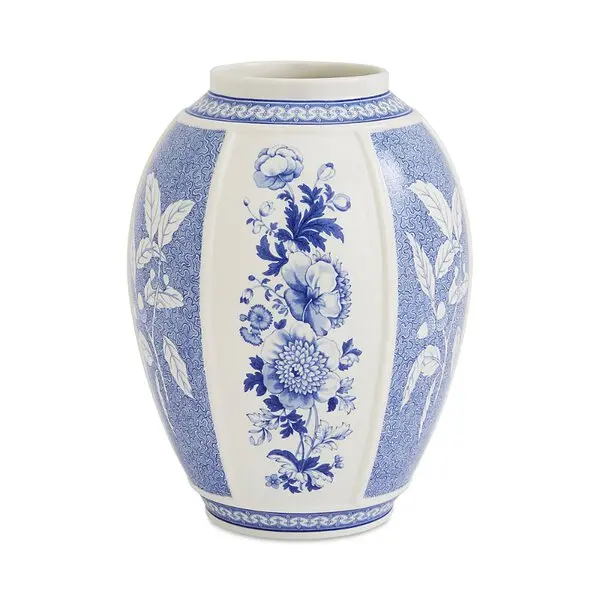 SPODE Italian British Flowers Vase, 10 - Blue