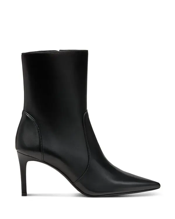 STUART WEITZMAN Power 75 Zip Booties - Black