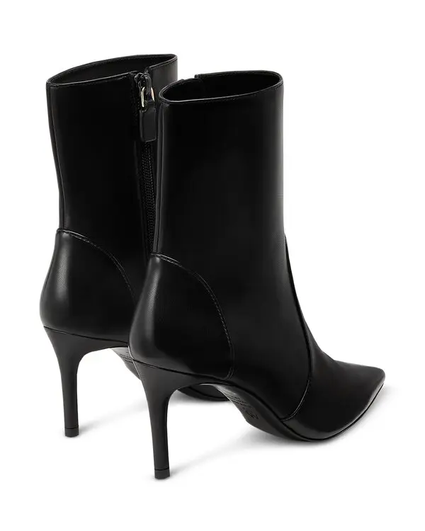 STUART WEITZMAN Power 75 Zip Booties - Black