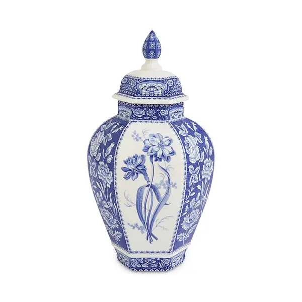 SPODE Blue Room Floral Ginger Jar - No Color