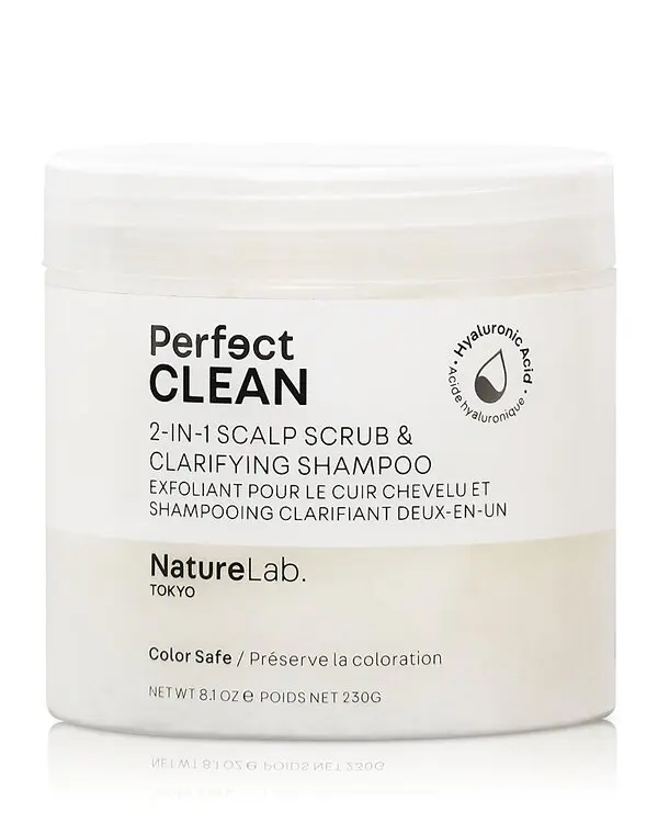 NATURELAB TOKYO Perfect Clean 2 In 1 Scalp Scrub & Clarifying Shampoo 8.1 Oz - No Color