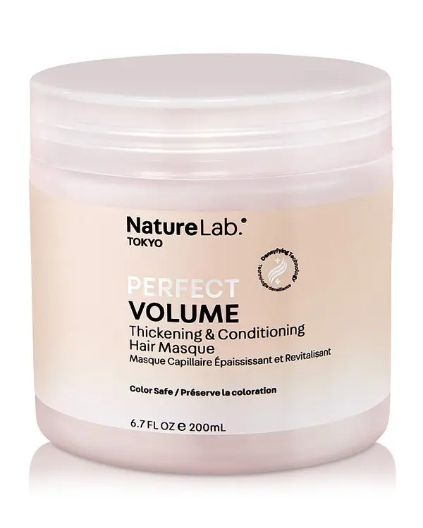NATURELAB TOKYO Perfect Volume Thickening & Conditioning Hair Masque 6.7 Oz - No Color