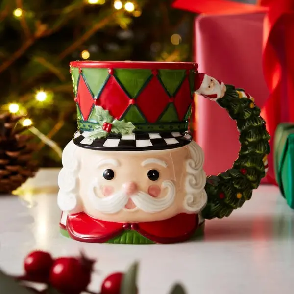 SPODE Christmas Tree Nutcracker Toby Mug