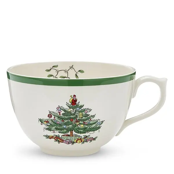 SPODE Christmas Tree Jumbo Cup - Green