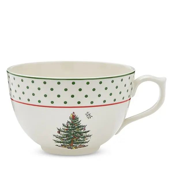 SPODE Christmas Tree Polka Dot Jumbo Cup