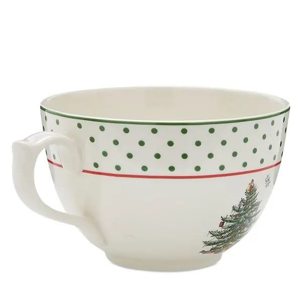 SPODE Christmas Tree Polka Dot Jumbo Cup