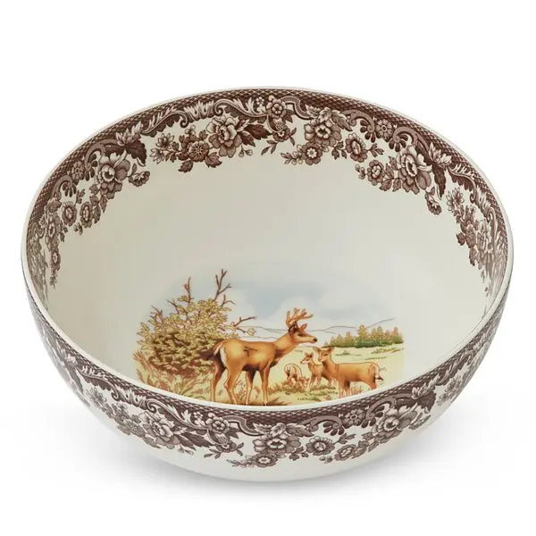 SPODE Woodland Serving Bowl - Brown