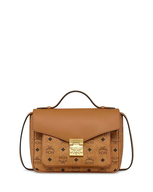Mcm Tracy Small Visetos Satchel