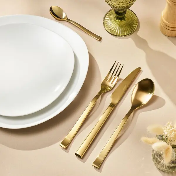 COUZON Side Pvd Gold 5-piece Flateware Place Setting
