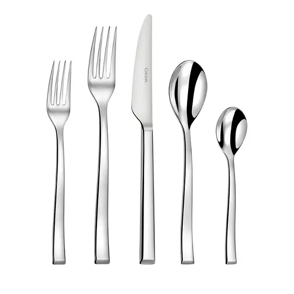 COUZON Side Stainless Steel 5-piece Flatware Place Setting - No Color