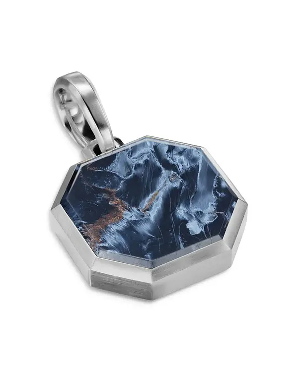 David Yurman Sterling Pietersite Amulet - Silver