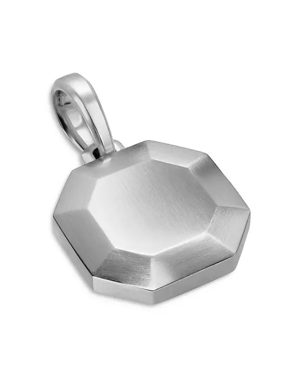 David Yurman Faceted Amulet - Silver