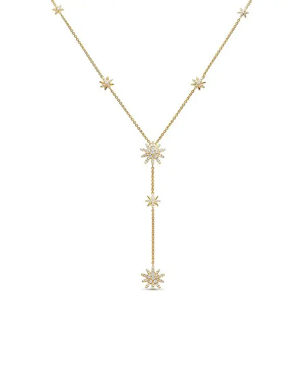 David Yurman Starburst Y Necklace - Gold