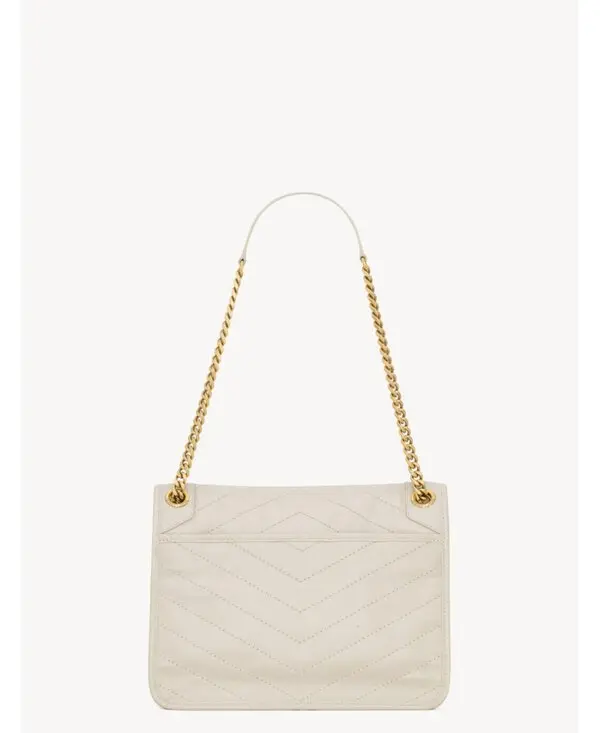 Saint Laurent Niki Shoulder Bag - White