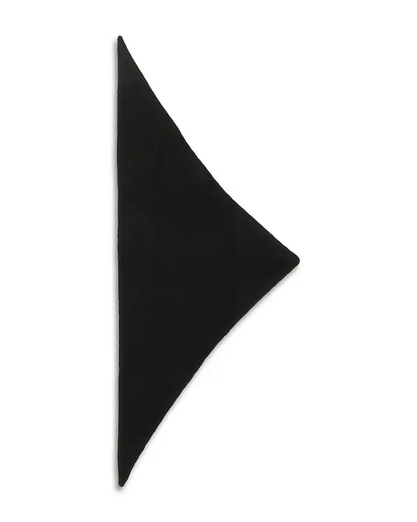 Bloomingdale'S Knit Triangle Scarf Exclusive - Black