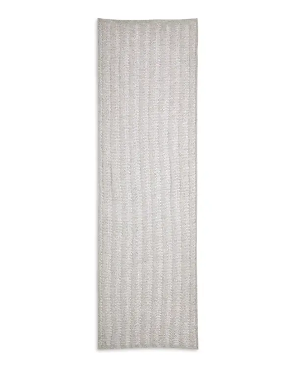 Bloomingdale'S Pointelle Oversized Blanket Scarf Exclusive - Silver