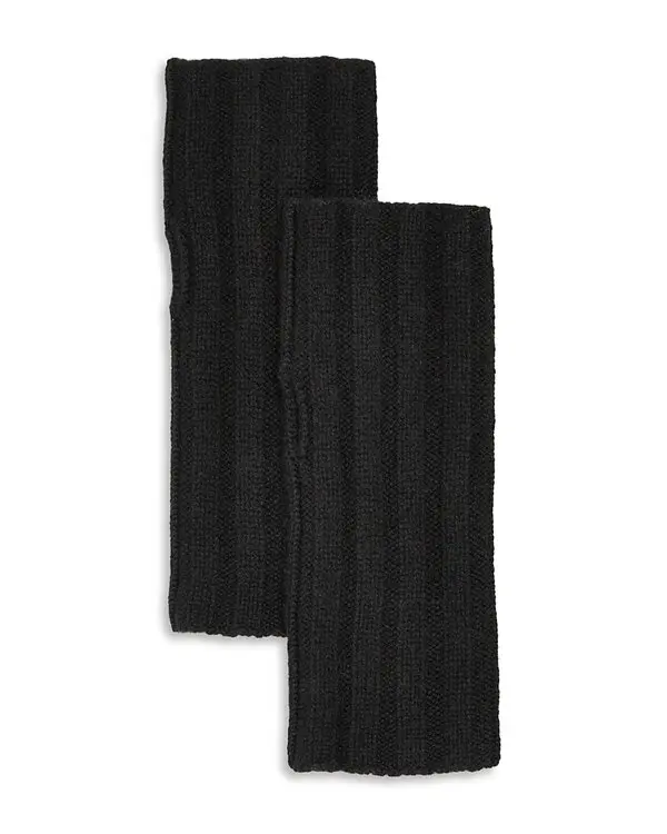 Bloomingdale'S Ribbed Cashmere Arm Warmers - Black