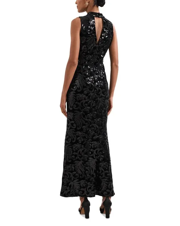 PHASE EIGHT Trudy Sequined Velvet Maxi Dress