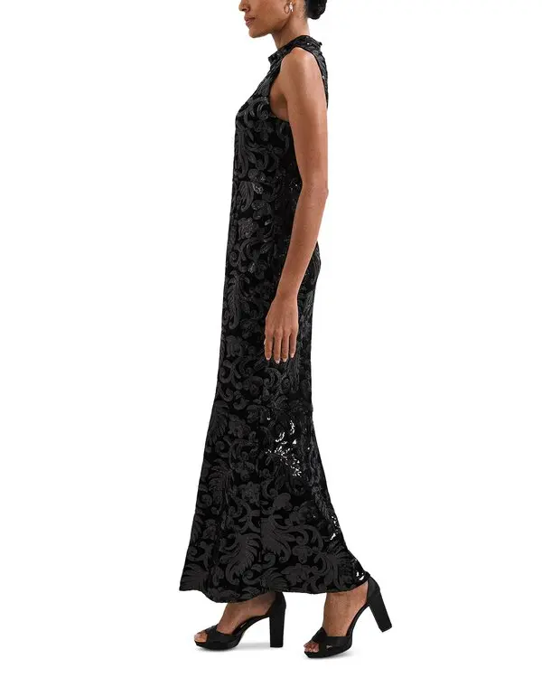 PHASE EIGHT Trudy Sequined Velvet Maxi Dress