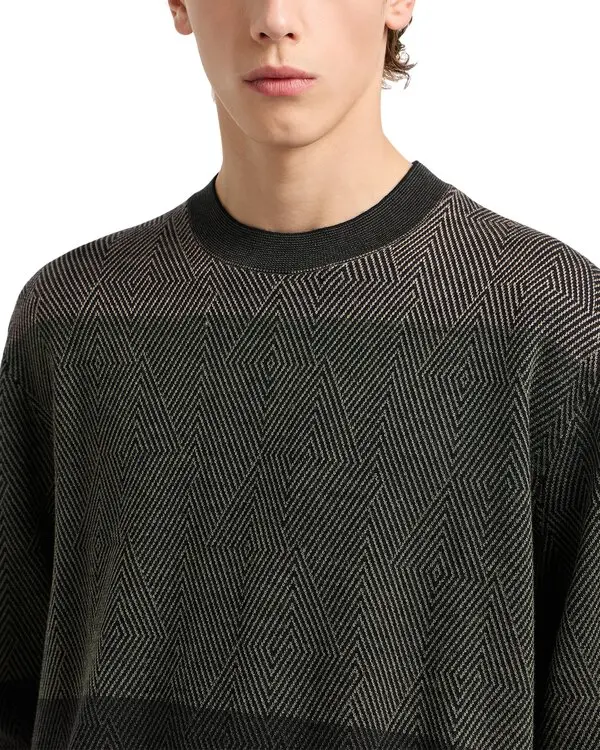 Emporio Armani Wool Sweater - Solid Medium