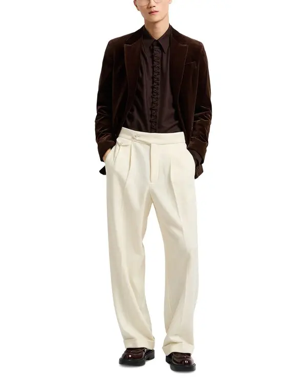 Emporio Armani Regular Fit Velvet Blazer