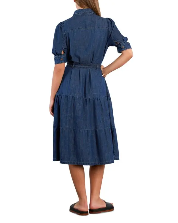 BILLY T Dreamer Belted Shirtdress