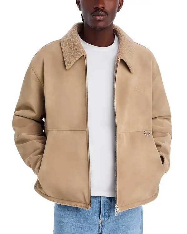 REPRESENT Faux Shearling Jacket - Cafe